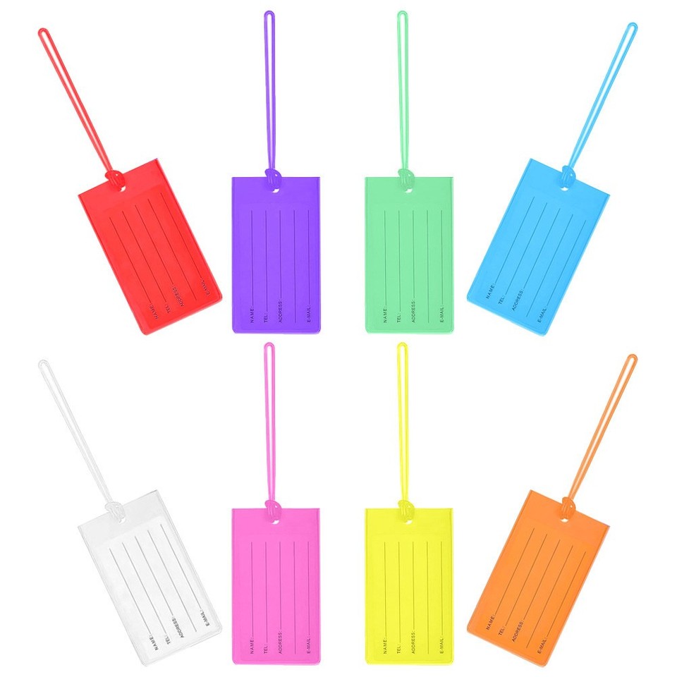 8 Pcs Suitcase Boarding Tag Luggage Tracking Tags Travel Hanging Labels ...