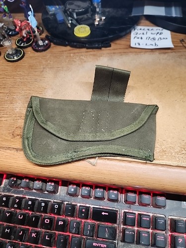 Vintage OD Green Military Hatchet Axe Canvas Cover Belt Loop Carrier | eBay