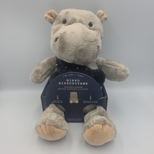 Tiny Love + Carry Huggable Hippo Plush Hippopotame Removable Heat Pack ...
