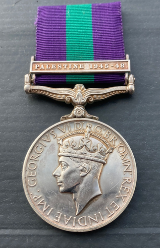 Palestine 1945 - 48 General Service Medal. Coldstream Guards. | eBay UK