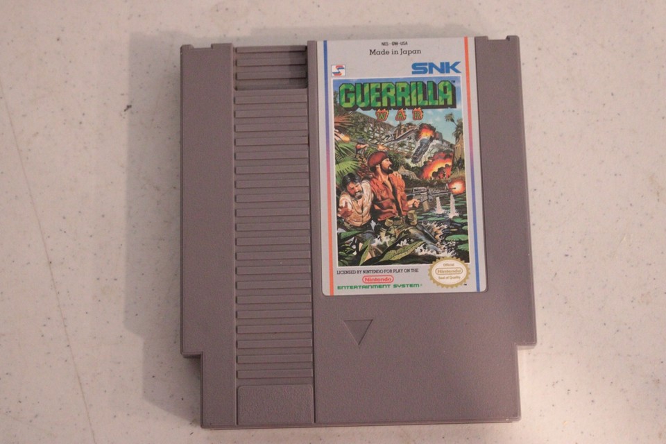 Vintage 1987 NES Guerrilla War Nintendo Video Game Cartridge Only ...