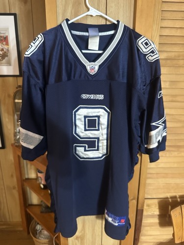 Tony Romo #9 Dallas Cowboys Sewn Authentic Reebok NFL Jersey Mens Sz 54 ...