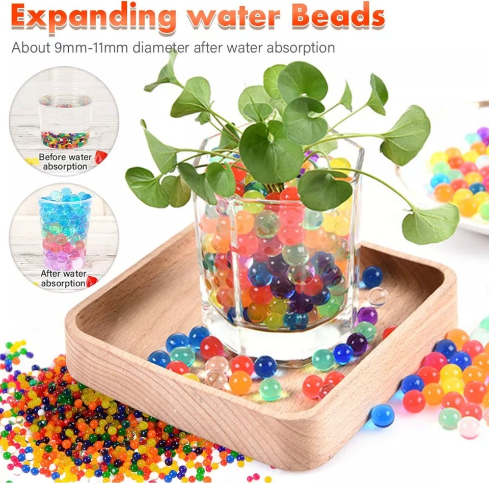 50000 Water beads ball Multicolour Orbeez Decorative Vase Filler ...
