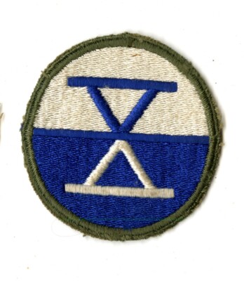 X Corps OD Border White Back Patch Named Pacific Philippines | eBay