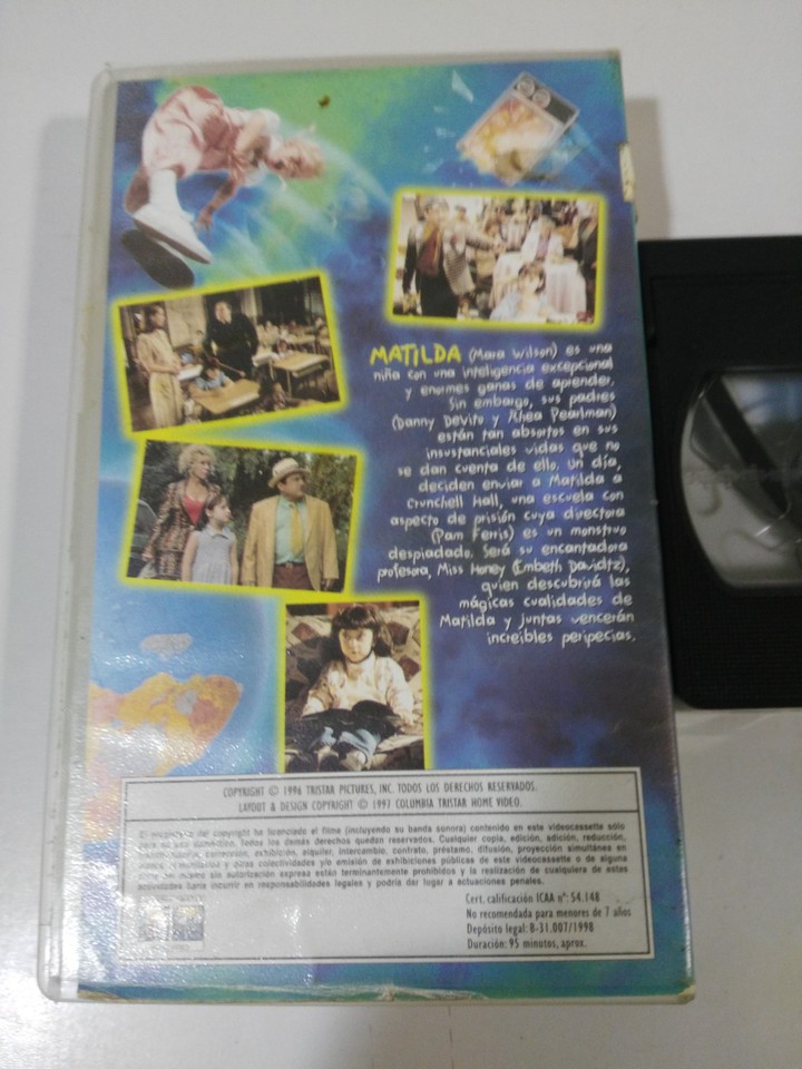 Matilda Danny DeVito - VHS Tape Spanish | eBay