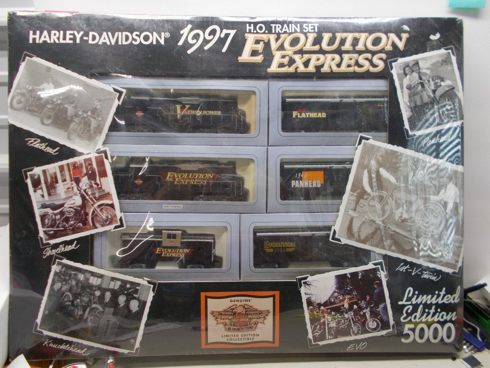 HARLEY- DAVIDSON~ 1997 EVOLUTION EXPRESS TRAINS SET-LIMITED EDITION~HO ...