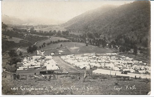 GENERAL VIEW BURRINJUCK CITY NSW PHOTO POSTCARD BARREN JACK BURRINJUCK ...