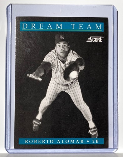 1991 Score Roberto Alomar Dream Team #887 Padres 2B Baseball Trading ...