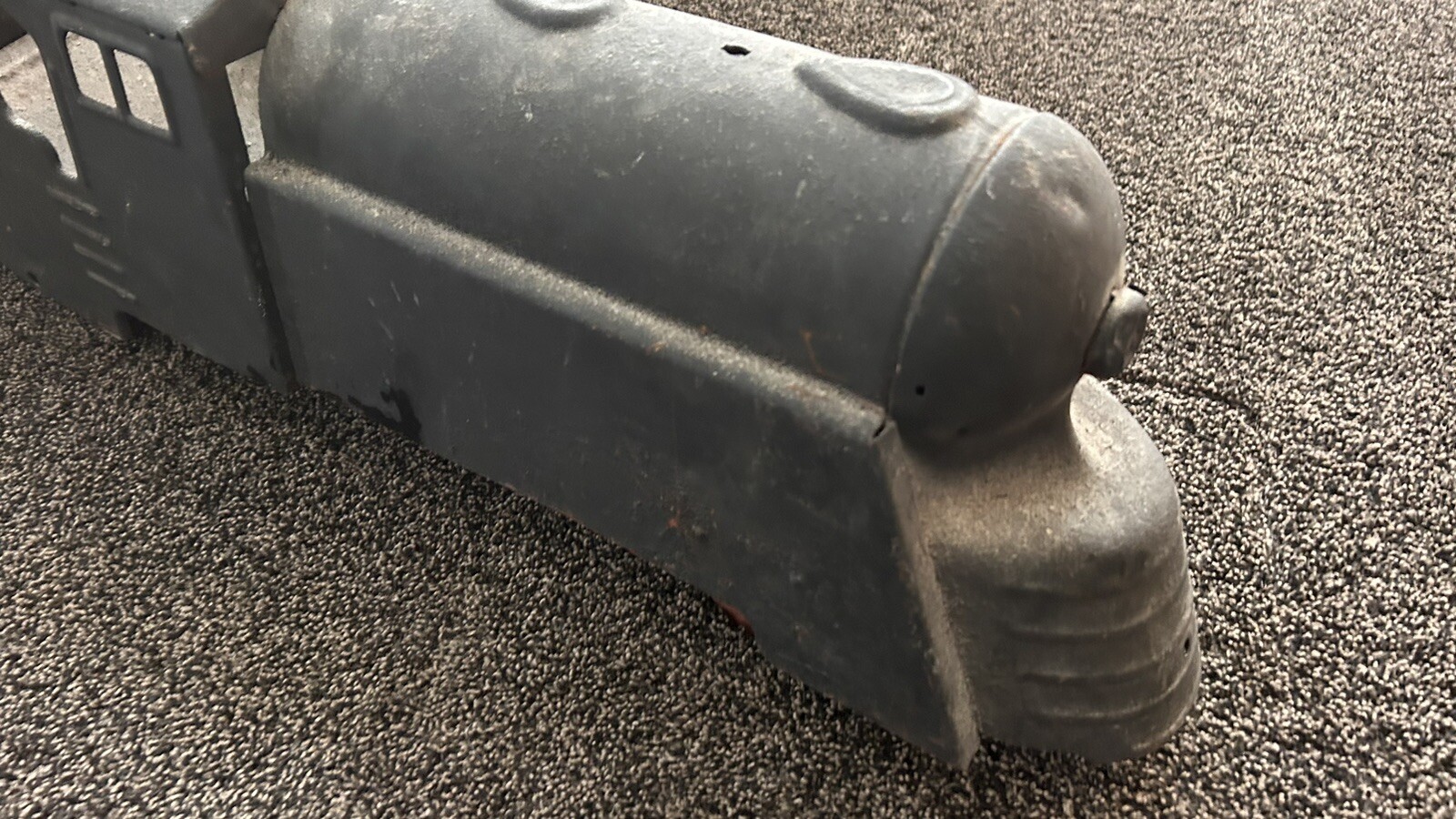 Antique Original Marx – No. 3000 Toys Riding Locomotive Pressed Steel ...