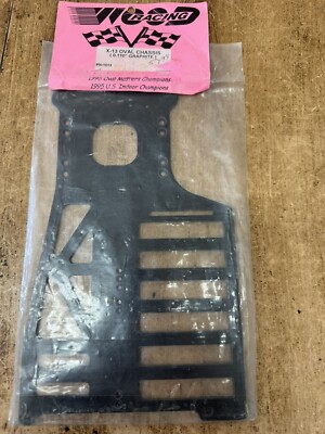 Vintage Wood Racing X-13 Oval Chassis Graphite Associated RC10L | eBay