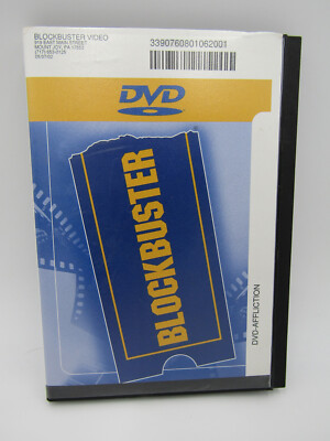 Affliction Blockbuster DVD Movie Rental Case Vintage W/ 1998 | eBay
