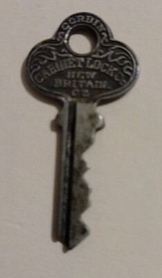 Vintage Corbin Key 57 from Cabinet Lock Co New Britain CT | eBay