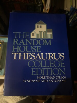 The Random House THESAURUS College Edition | eBay