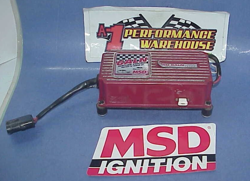 MSD 6ALN Ignition Box #6420 NASCAR Box with Built-In 7000 RPM Rev ...