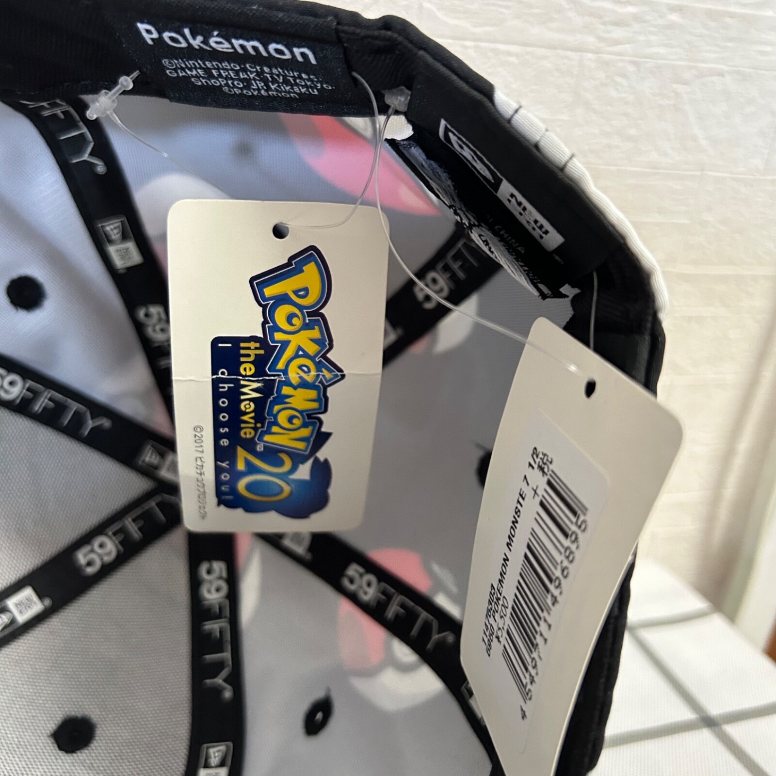 NWT Rare Pokémon pokeball 59fifty baseball cap new era Pokemon black ...