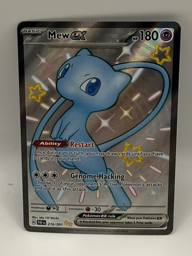 Mew ex 216/091 Sv: Paldean Fates Holo | eBay
