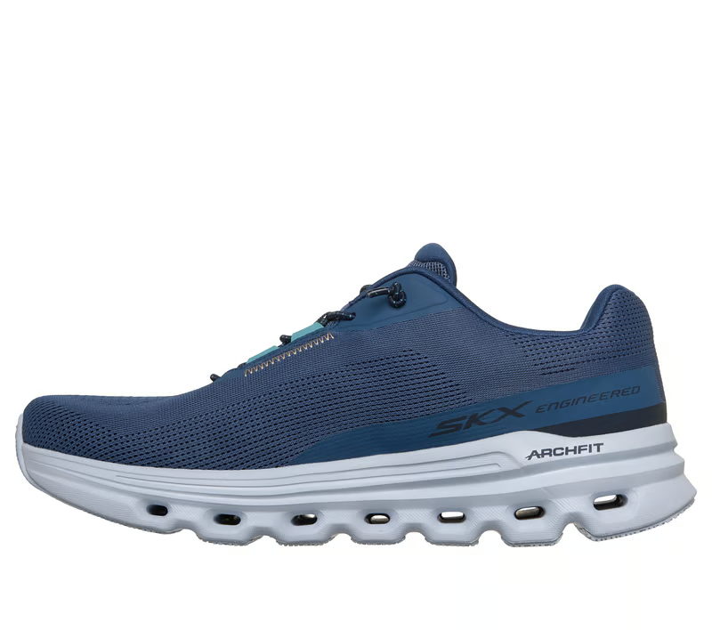 Mens Skechers GO RUN Glide-Step Arch Fit - Casion Athletic NAVY Medium ...