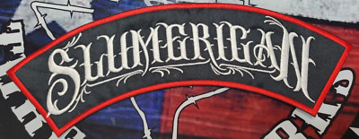 LARGE EMBROIDERED SLUMERICAN TOP ROCKER PATCH (PLEASE READ AD) | eBay