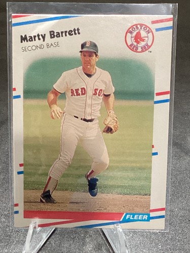 1988 Fleer - #343 Marty Barrett | eBay