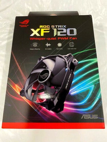 ASUS ROG Strix XF120 Whisper-Quiet, 4-pin PWM Fan for PC Cases ...