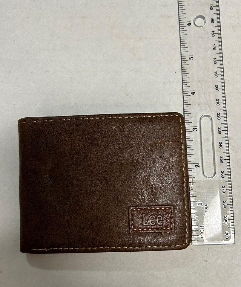 LEE Mens Bifold Wallet Brown | eBay
