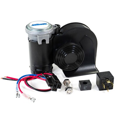 HornBlasters 12V Compact Electric Truck Horn for Truck Motorcycle ATV ...