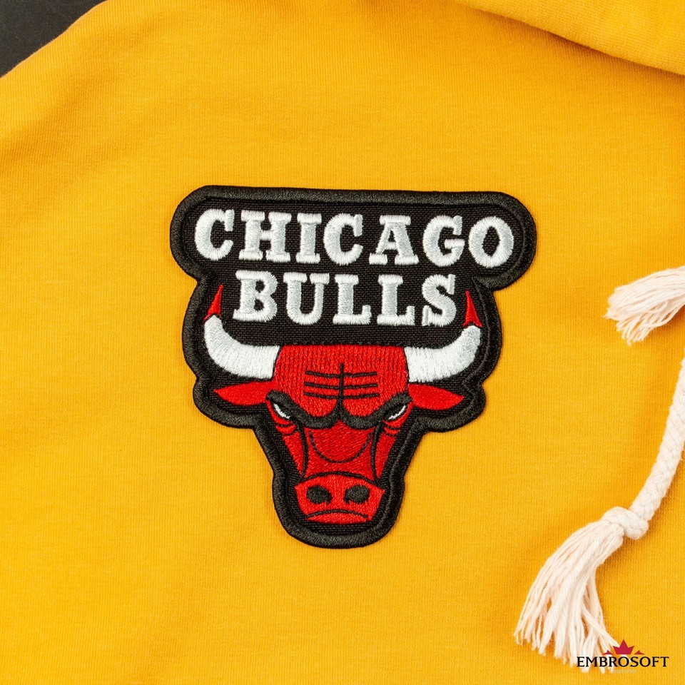 🏀Chicago Bulls Patch, Basketball Team Emblem, Embroidered Sports Logo ...