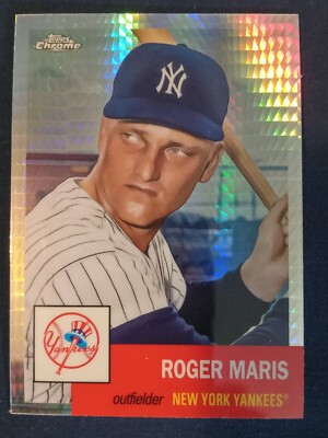 2022 Topps Chrome Platinum Anniversary ROGER MARIS Prism Refractor ...