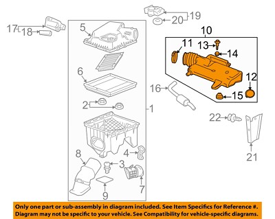 GM OEM 12-16 SRX EngineTransaxle Air Intake-Outlet Duct 20940167 | eBay