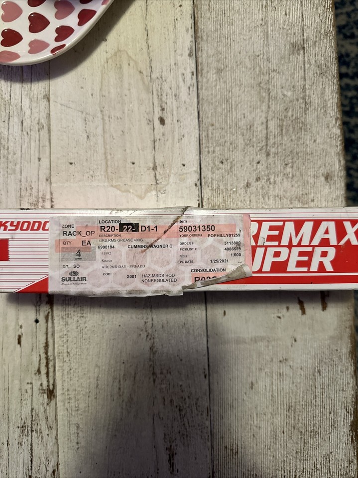 RMS Grease 400g. Sullair Part 59031350 | eBay