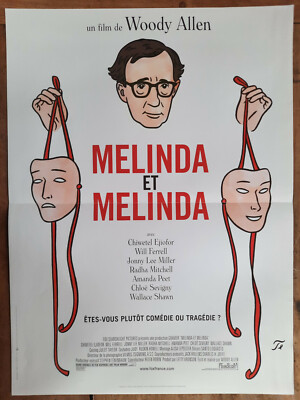 Poster MELINDA AND MELINDA Woody ALLEN Will FERRELL Chiwetel EJIOFOR ...