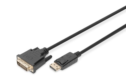 DIGITUS DisplayPort Adapter Cable DP to DVI (24+1) Full HD 2 m Locking ...