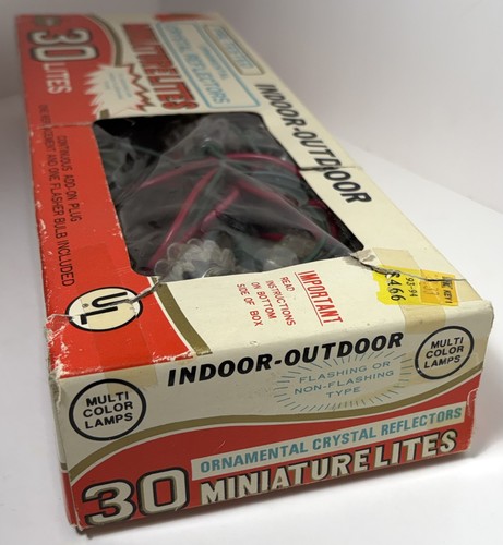 Kmart CRYSTAL REFLECTORS Floral Christmas Lights Multicolor ...