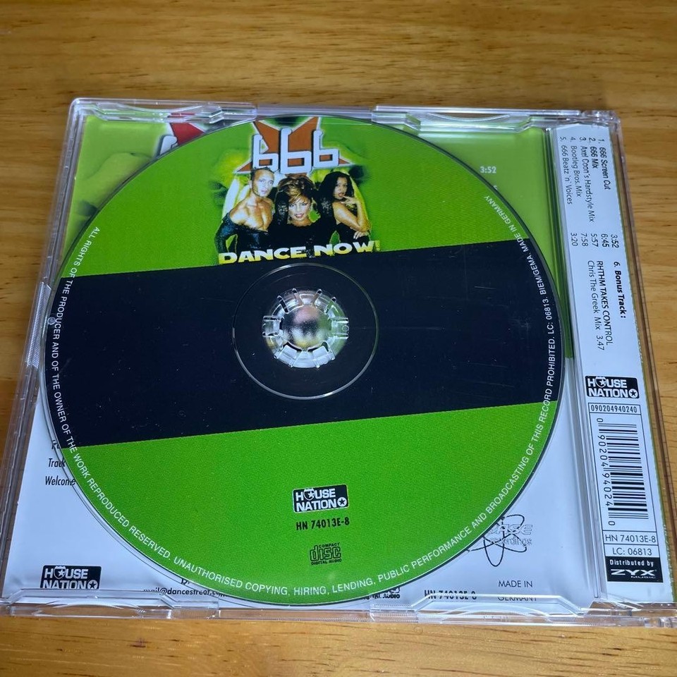 666 DANCE NOW! Limited Edition 6-Track CD Remix AXEL COON & BOOTLEG ...