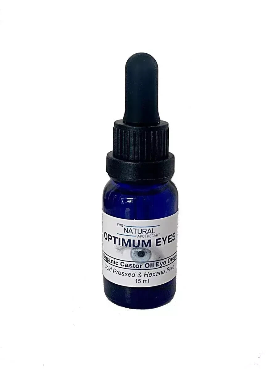 Natural Organic Castor Oil Eye Drops Dry Eyes Cataracts Pharmaceutical ...