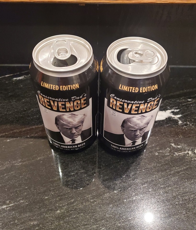 Donald Trump Ultra Right Beer Limited Edition Conservative-2 Cans Mug ...