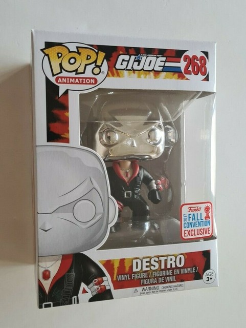 Gi Joe DESTRO Funko Pop # 268 NYCC 2017 Fall Convention for sale online ...