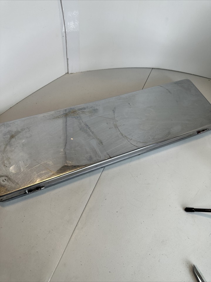 Snap On chrome tool box made in usa 55 KR - 281 1955 19” By 1.5”by 6 ...