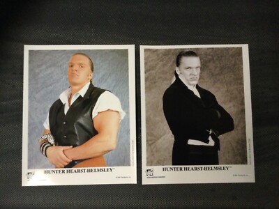 TRIPLE H hhh hunter hearst Helmsley 2 8x10 wrestling photo set wwe wcw ...