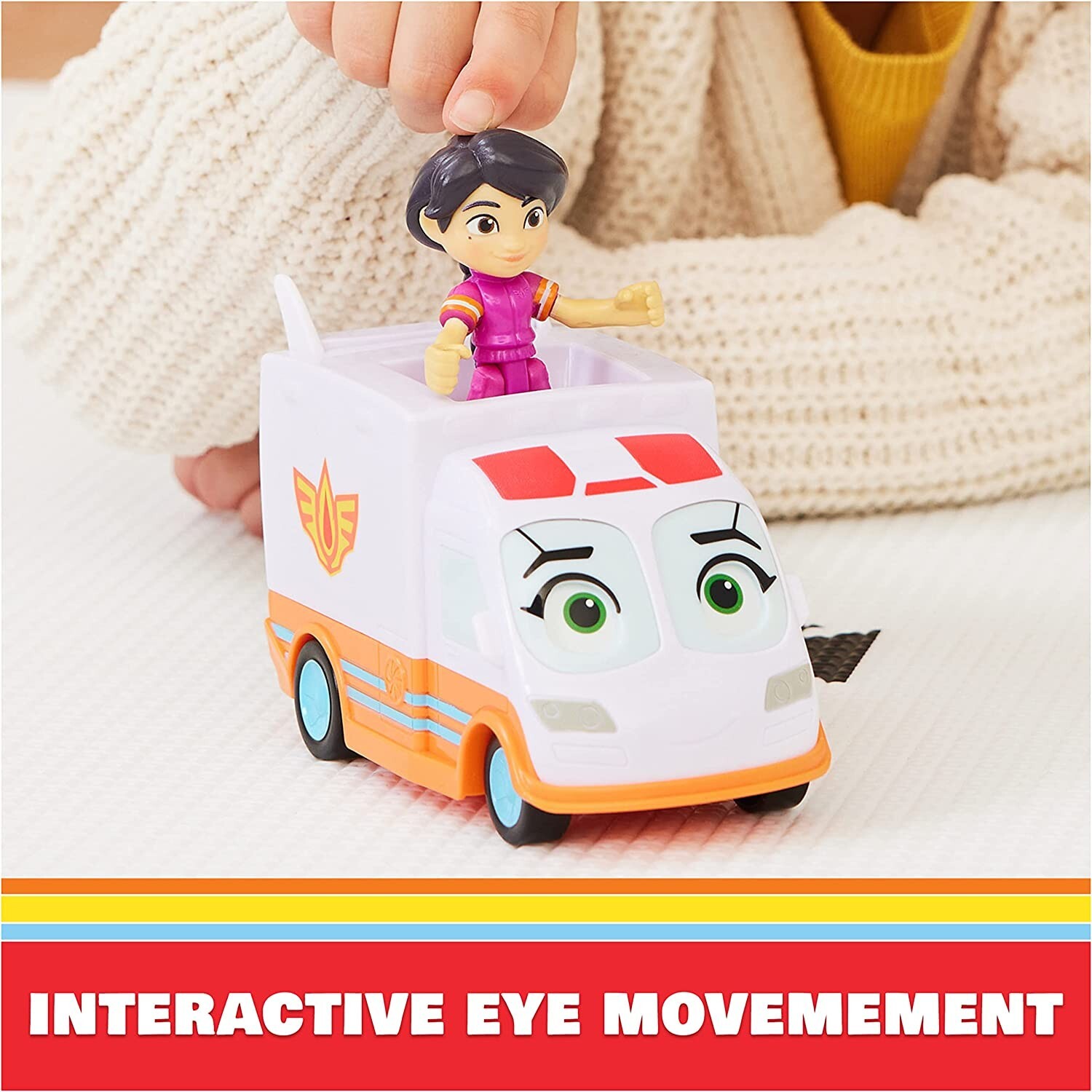 Firebuds Violet Axl Action Figure Ambulance Toy Interactive Eye Disney ...
