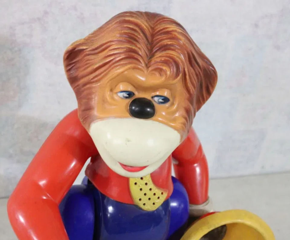 Vintage 1963 Clancy the Great Roller Skating Monkey by Ideal Toy Corp ...