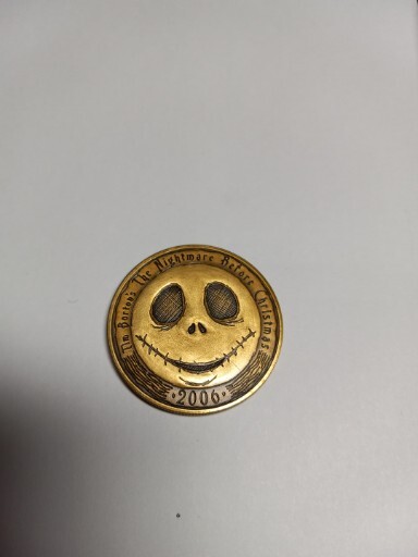 2006 Disneyland Coin HAUNTED MANSION HOLIDAY 13 faces of Jack ...