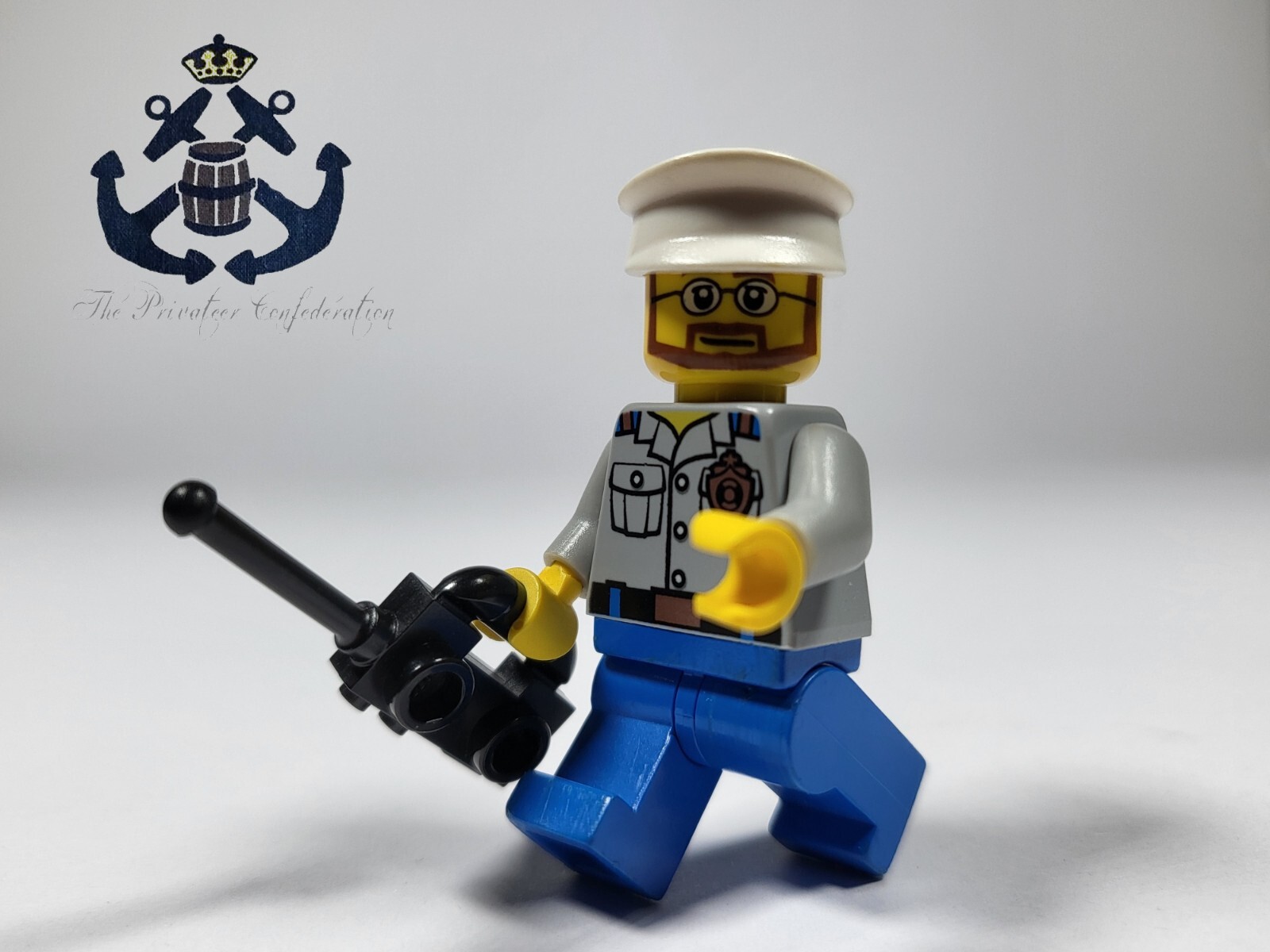 LEGO Minifigure 2010s Town / City Coast Guard Captain cty0415 + Radio ...