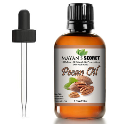 Mayan's Secret - Organic Pecan Oil 100% Pure Natural Skin & Hair Care ...