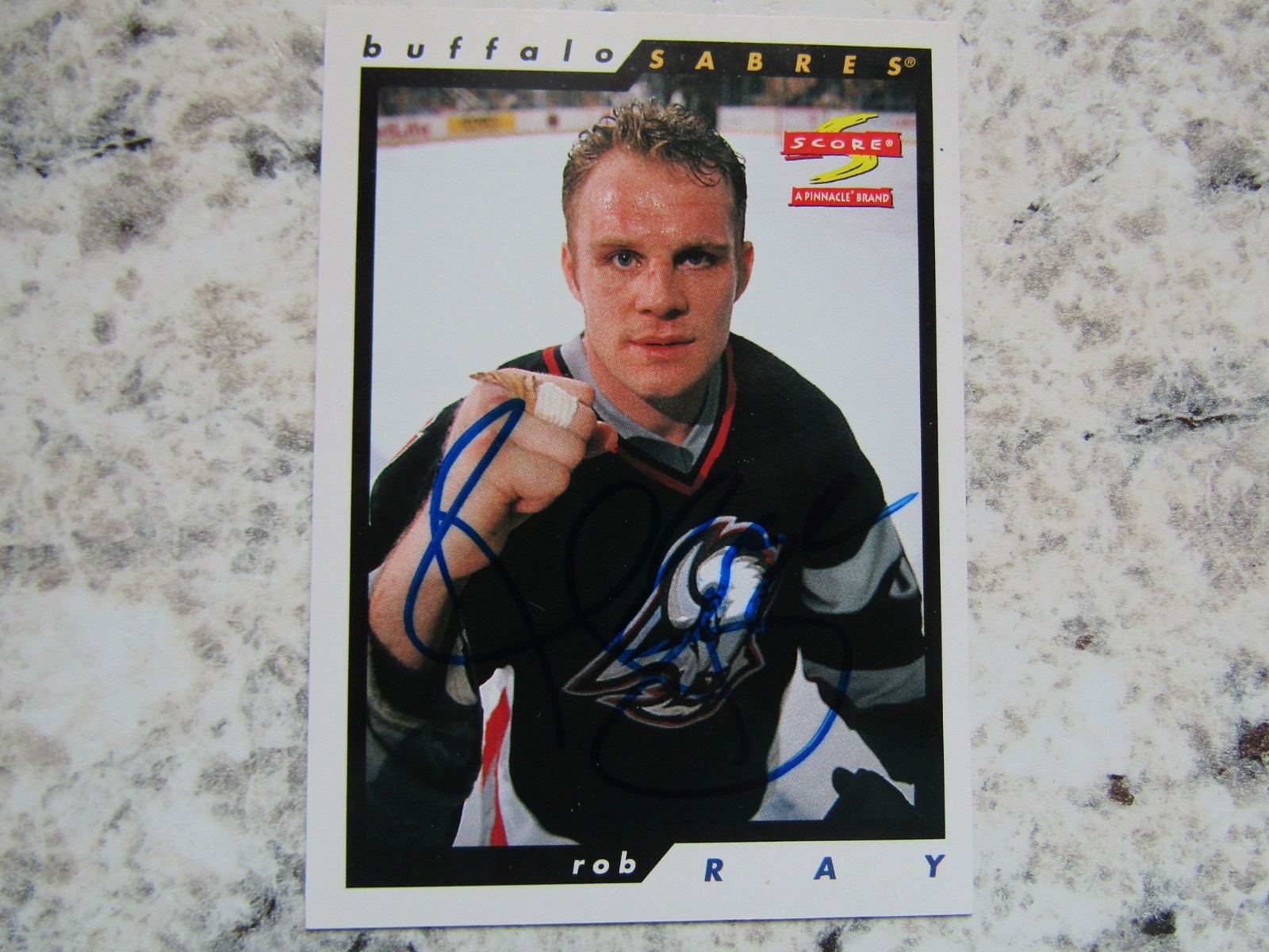 Buffalo Sabres Rob Ray Signed Autographed 1996-97 Score Mint | eBay