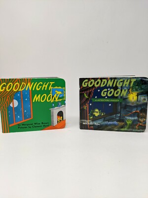Bundle "Goodnight Moon"+"Goodnight Goon: a Petrifying Parody" Boardbook ...
