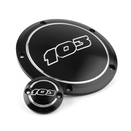 5-Hole CNC 103 Derby Timer Timing Cover Fit For Harley Electra Road ...