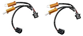 H13 9008 Load Resistor Kit HID Relay Harness LED Anti Flicker Error ...