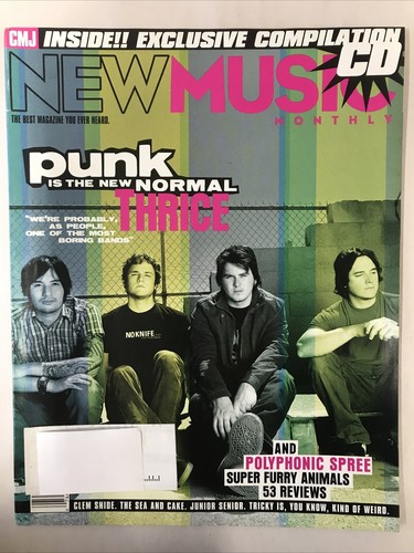 CMJ NEW MUSIC MAGAZINE-AUG 2003-THRICE-POLYPHONIC SPREE-JUNIOR SENIOR ...