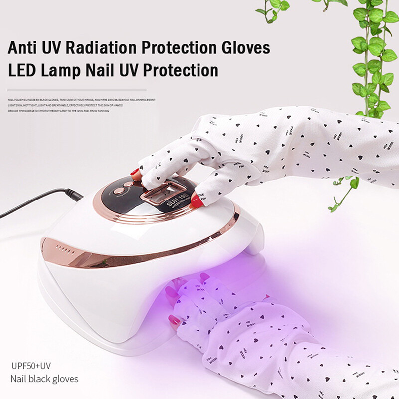 UV Protection Glove Nail Gel Anti UV LED Lamp Radiation Protection Nail ...